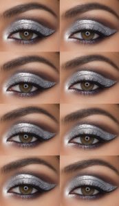 36 Silver Eye Makeup Ideas: Dazzling Metallic Looks