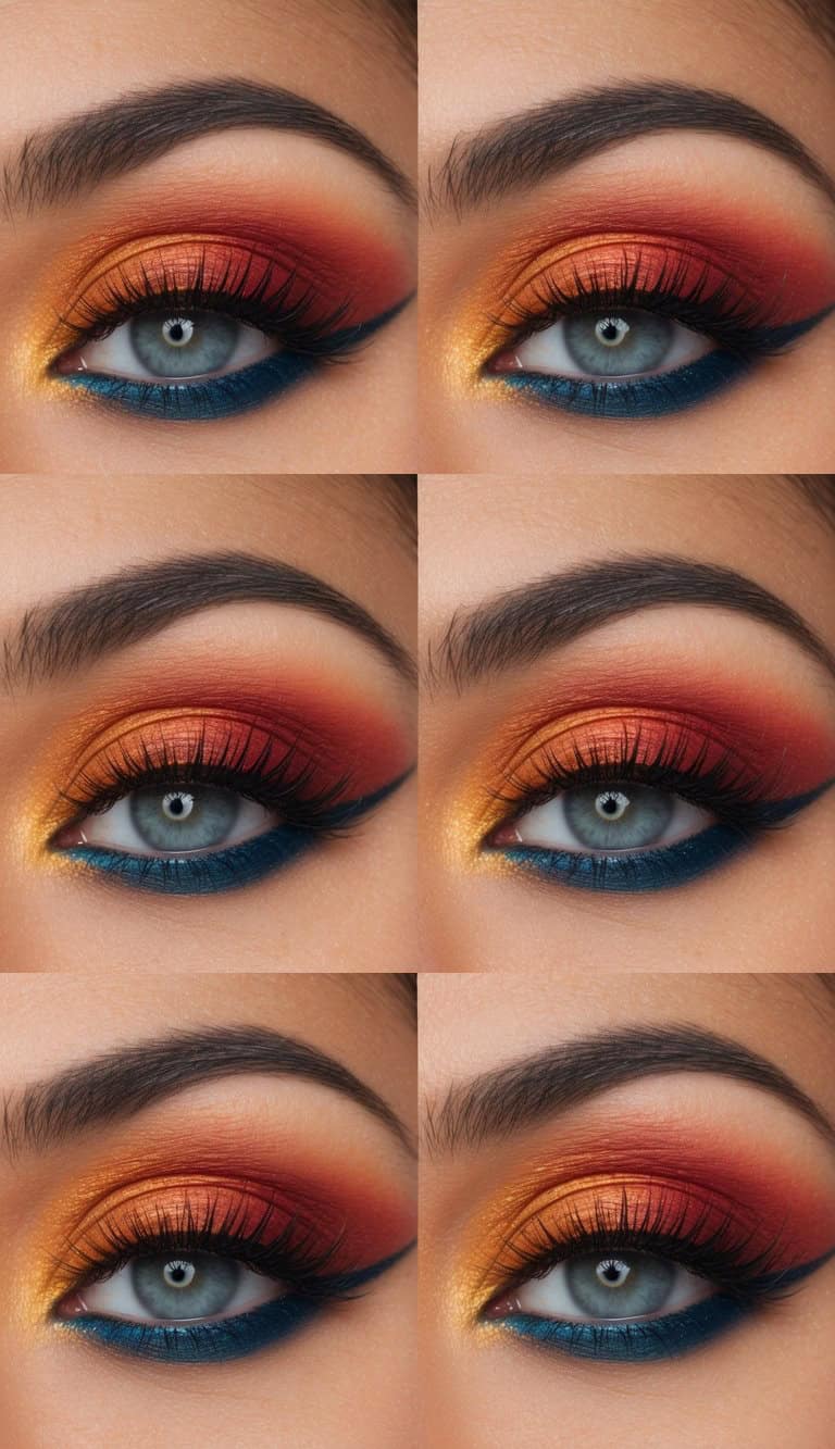 30 Sunset Ombre Eye Makeup Ideas for a Dazzling Look