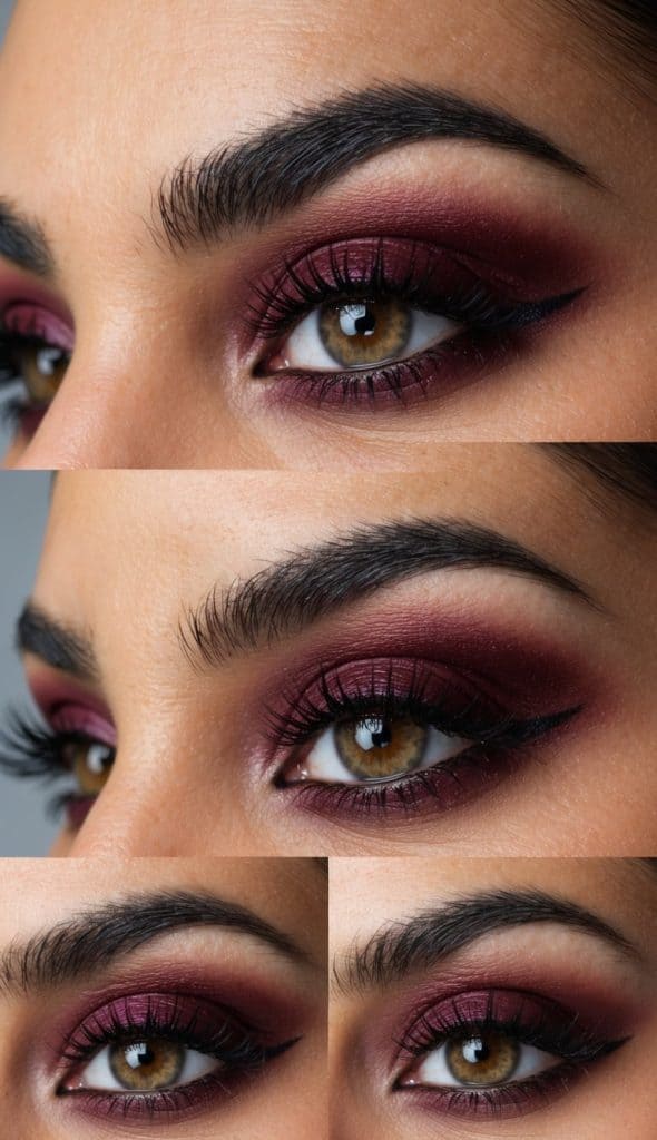 36 Maroon Eye Makeup Ideas: Glamorous Wine-Colored Looks to Make Your ...