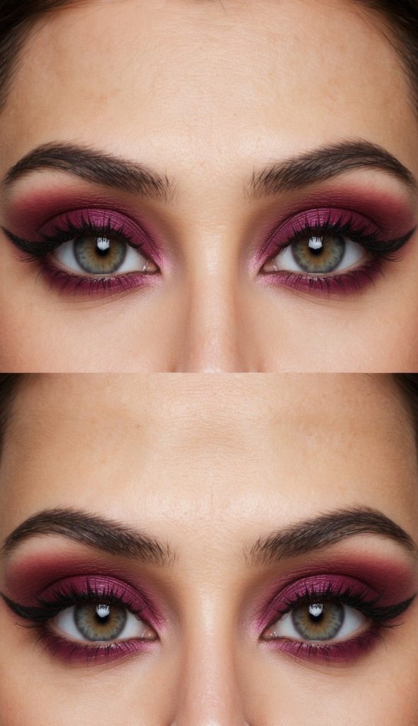 36 Maroon Eye Makeup Ideas: Glamorous Wine-Colored Looks to Make Your ...