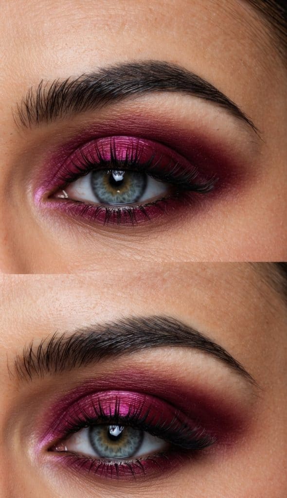 36 Maroon Eye Makeup Ideas: Glamorous Wine-Colored Looks to Make Your ...