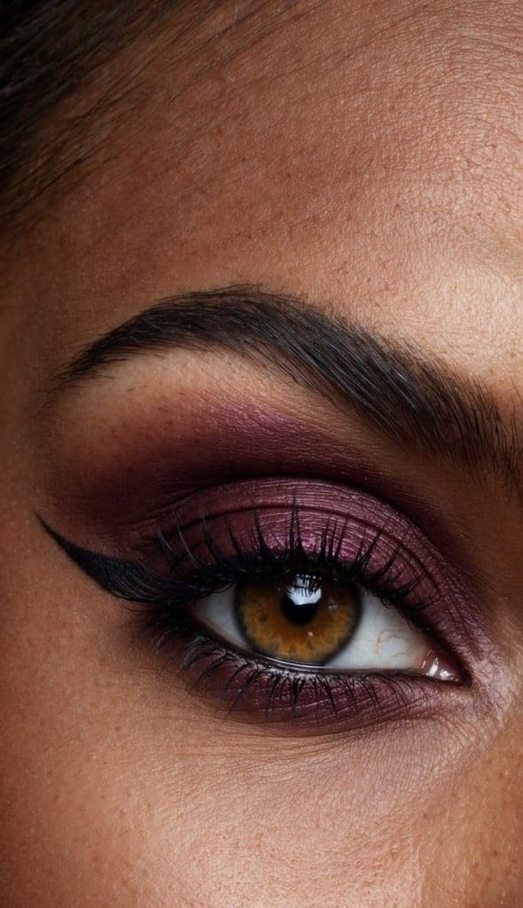 36 Maroon Eye Makeup Ideas: Glamorous Wine-Colored Looks to Make Your ...