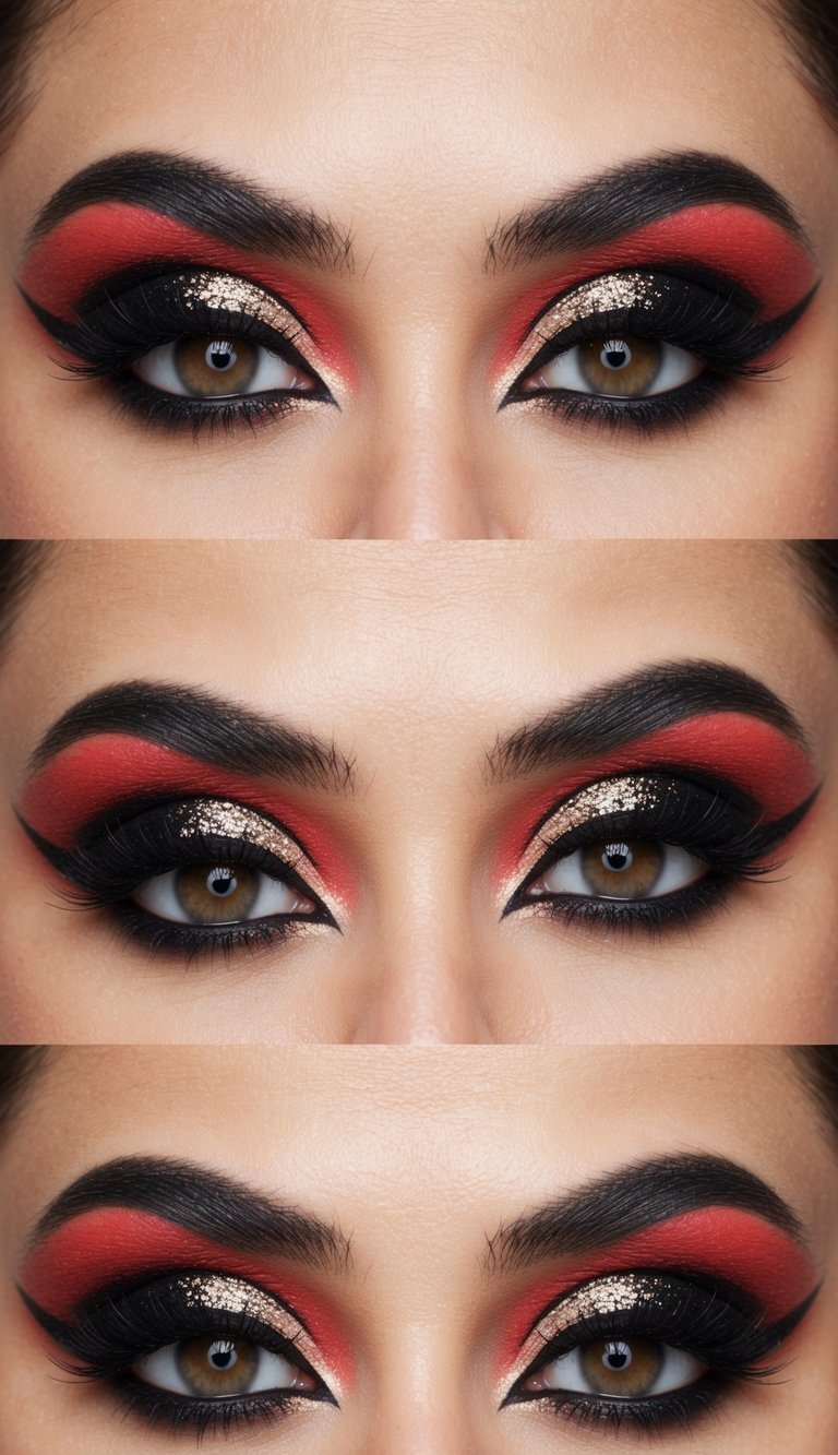 26 Red and Black Eye Makeup Ideas: Create Bold and Striking Looks for ...