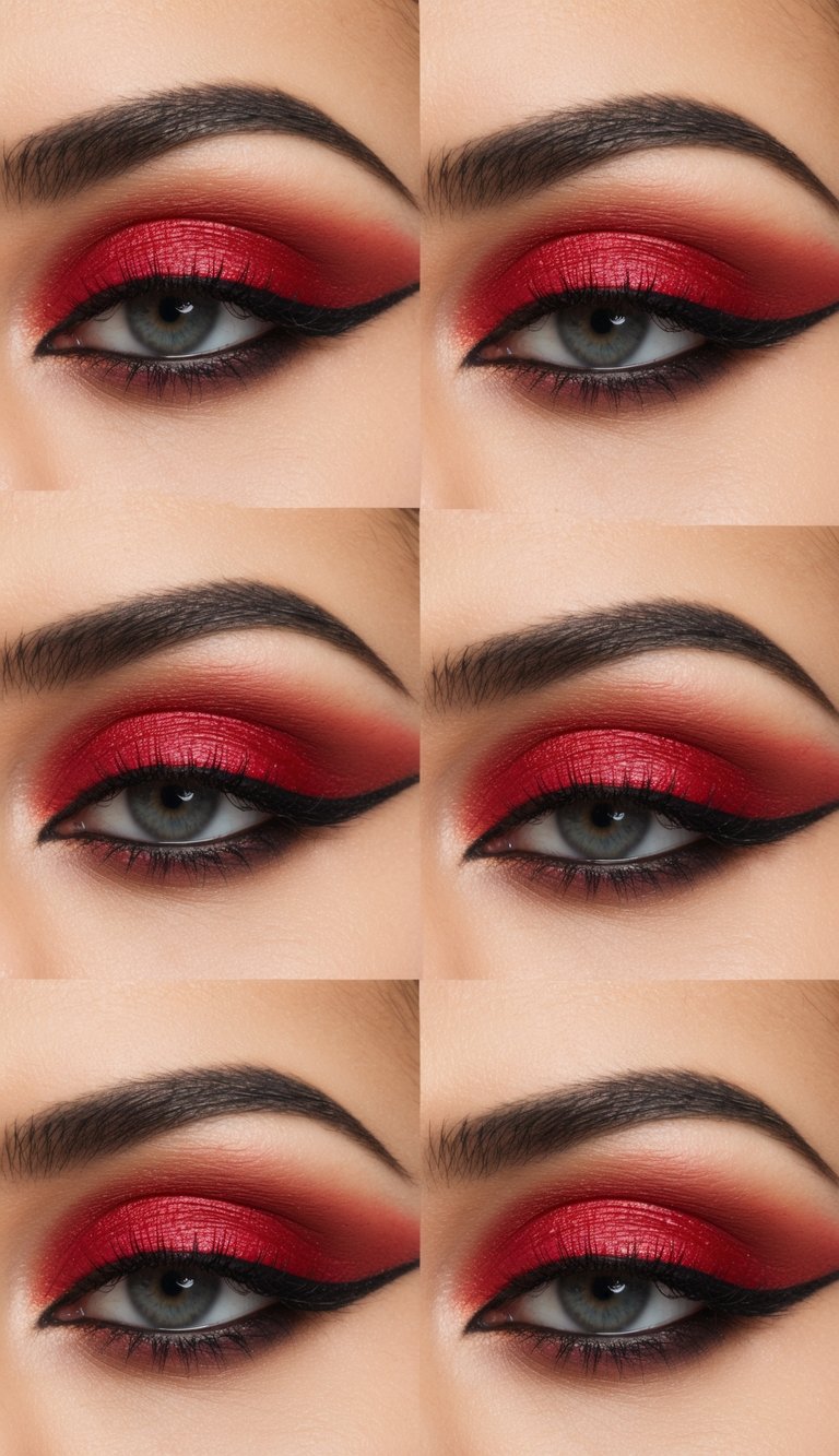 26 Red and Black Eye Makeup Ideas: Create Bold and Striking Looks for ...