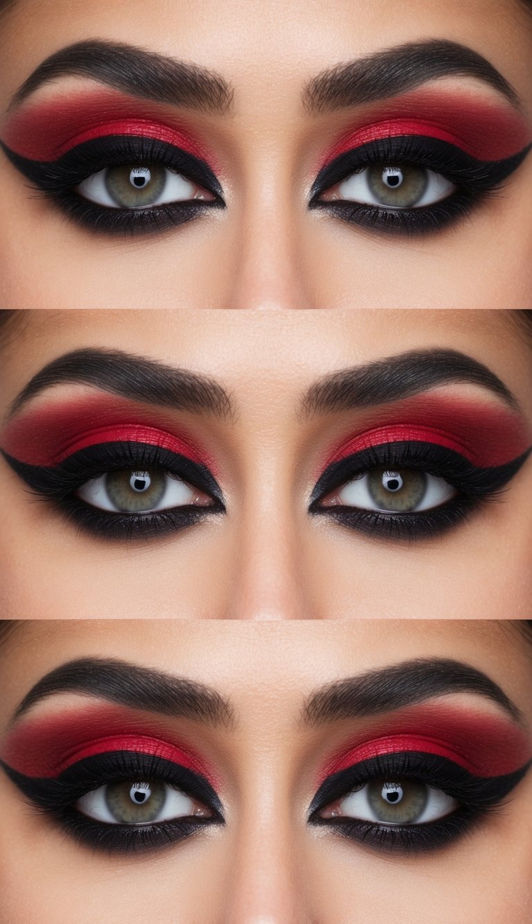 26 Red and Black Eye Makeup Ideas: Create Bold and Striking Looks for ...