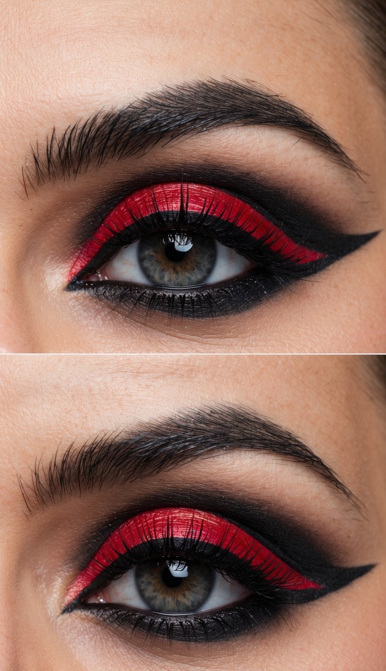 26 Red and Black Eye Makeup Ideas: Create Bold and Striking Looks for ...