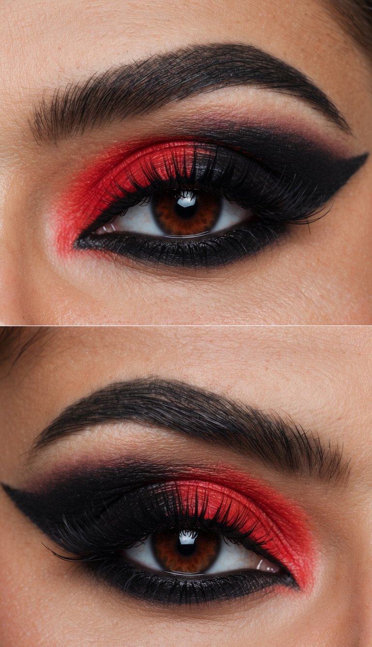 26 Red and Black Eye Makeup Ideas: Create Bold and Striking Looks for ...