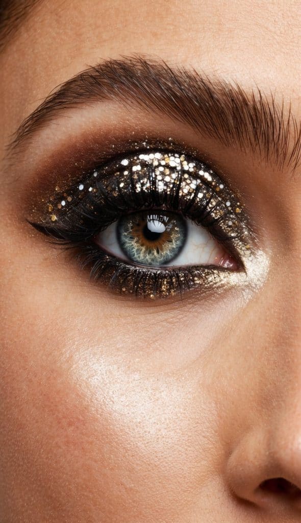 23 Sparkly Eye Makeup Ideas: Shine Bright with These Gorgeous Glam Looks