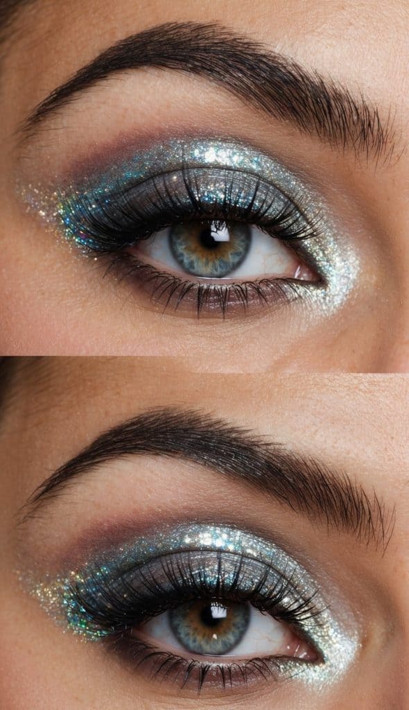 23 Sparkly Eye Makeup Ideas: Shine Bright with These Gorgeous Glam Looks