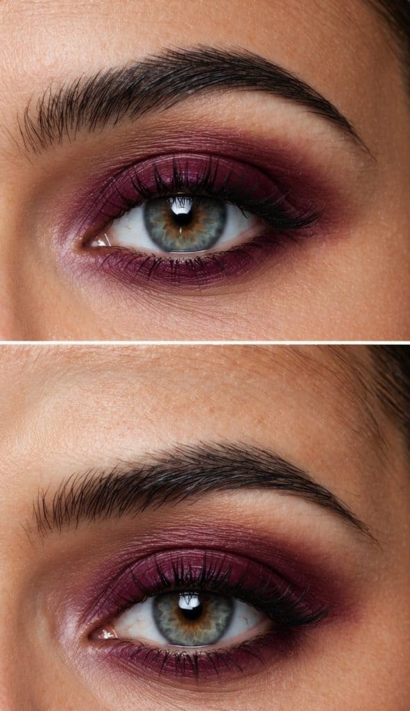 27 Burgundy Eye Makeup Looks That Are Bold and Romantic for Every ...