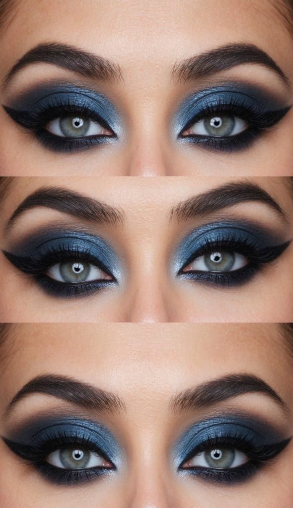 28 Blue Smokey Eye Makeup Ideas for Cool, Bold Beauty to Inspire Your ...