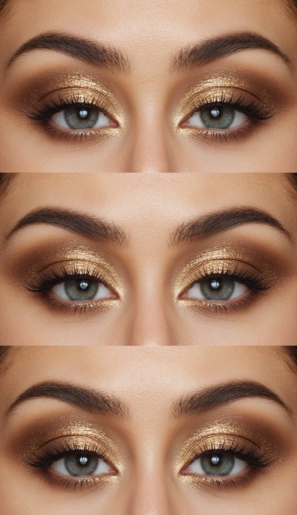 30 Golden Eye Makeup Ideas That Glow with Glamour for a Stunning Look