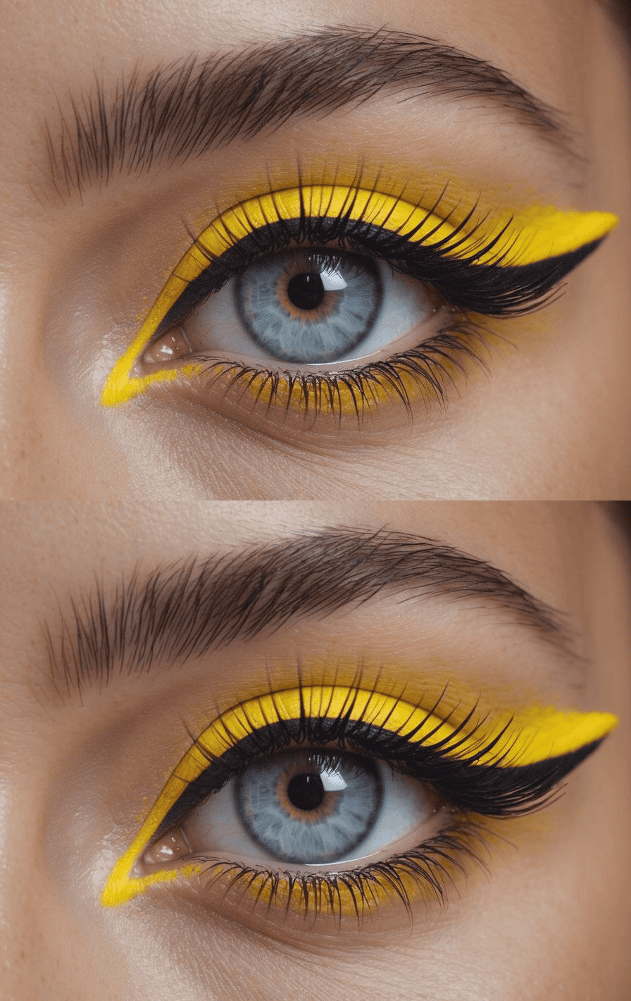 16 Yellow Eye Makeup Ideas That Shine with Sunshine Vibes: Bright Looks ...