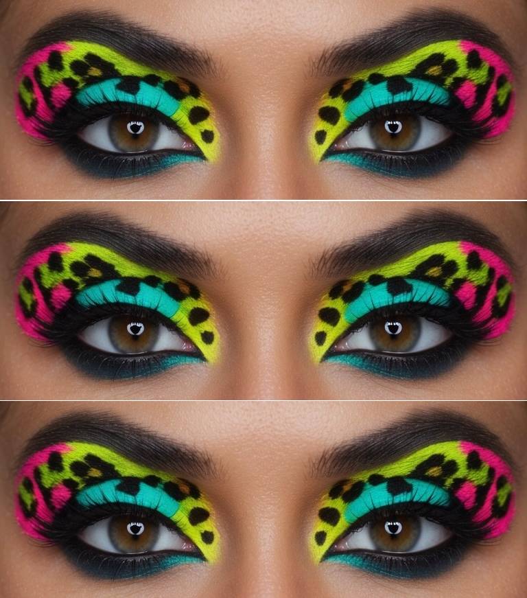 16 Neon Eye Makeup Ideas: Step Into the Glow with Electric Color ...
